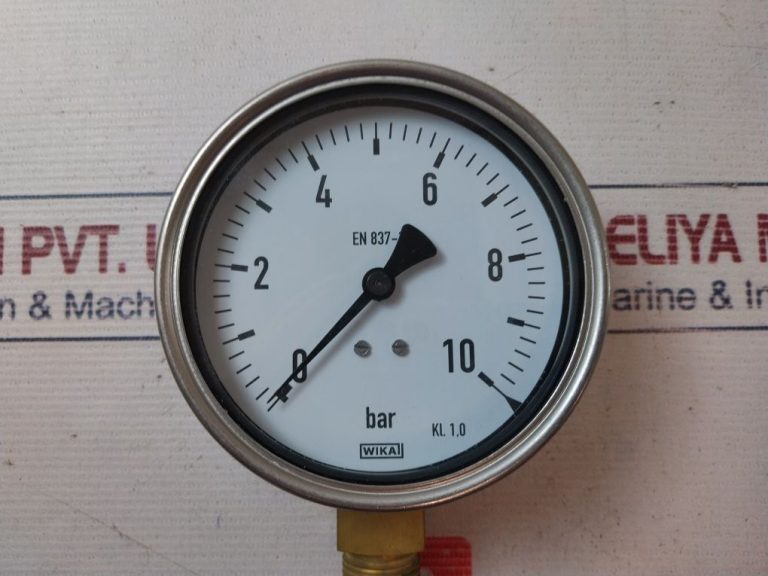 Wika 0-10 Bar Manometer - Aeliya Marine