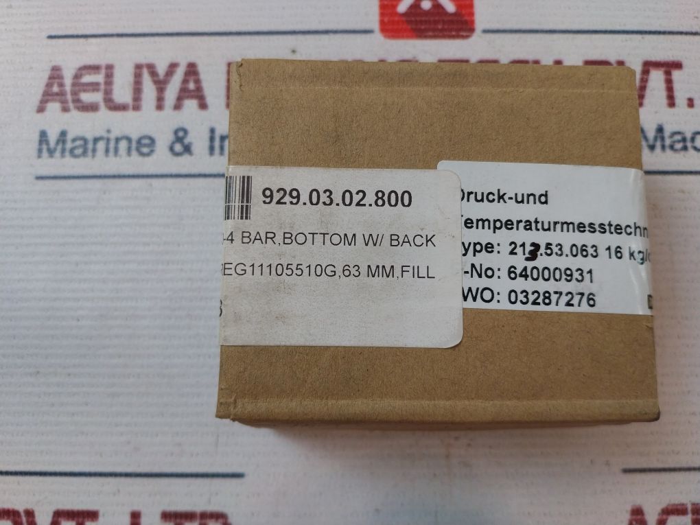 Wika 213.53.063 Pressure Gauge 0-230 Psi - Aeliya Marine