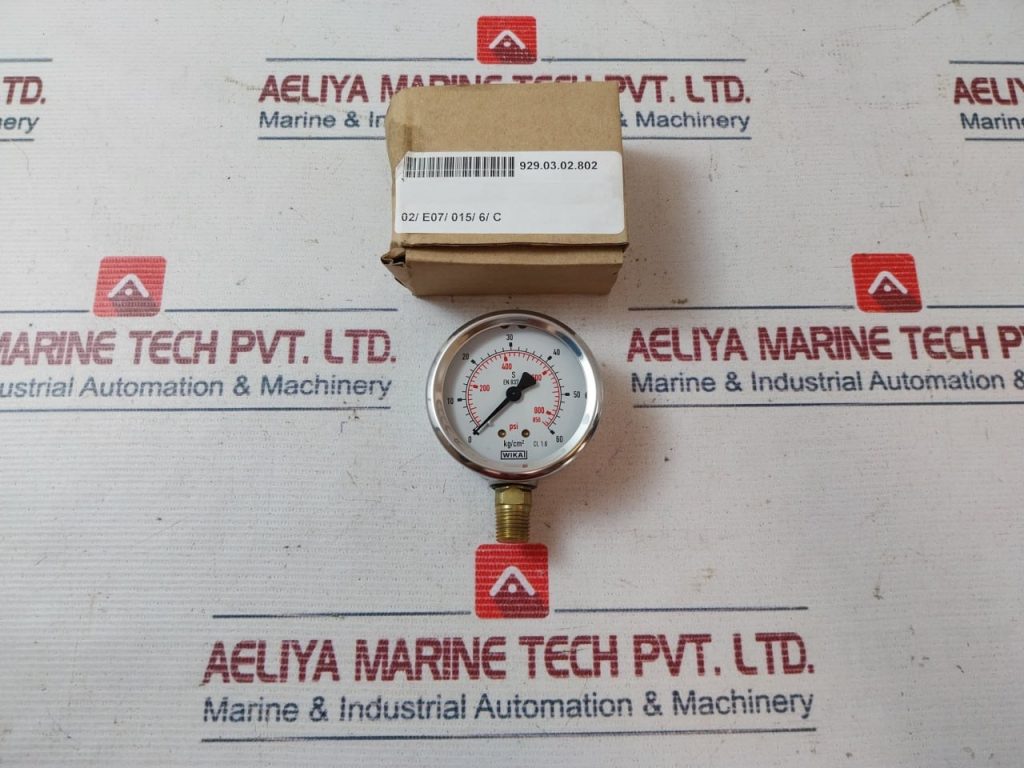 Wika 213.53.063 Pressure Gauge 0-850 Psi - Aeliya Marine