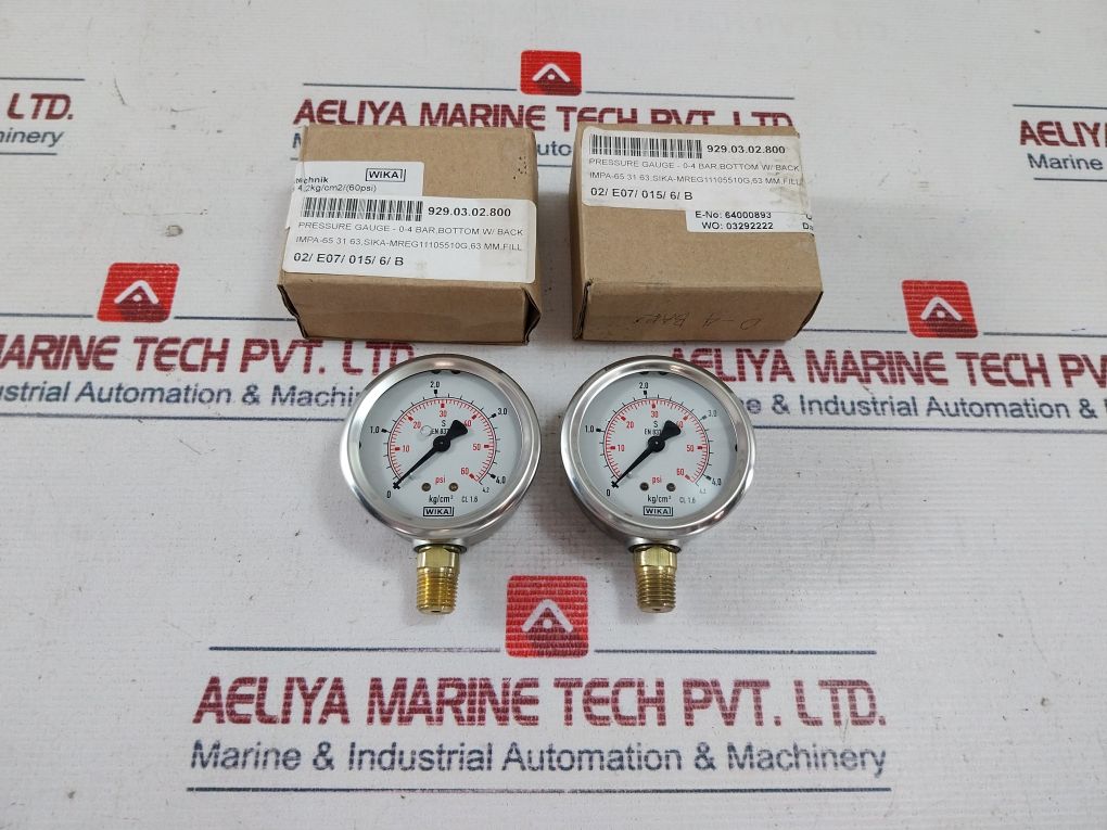 Wika 213.53.063 Pressure Gauge - Aeliya Marine