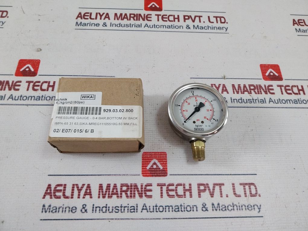 Wika 213.53.063 Pressure Gauge - Aeliya Marine