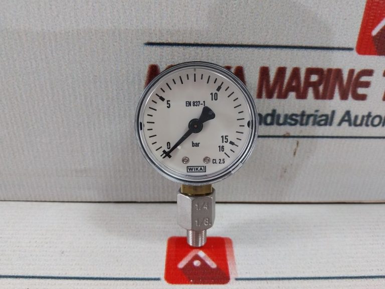 Wika En 837-1 Pressure Gauge 0-16 Bar - Aeliya Marine