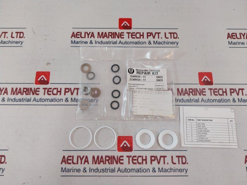 Worcester Controls 10ark44-tt 3-piece Valve Repair Kit - Aeliya Marine