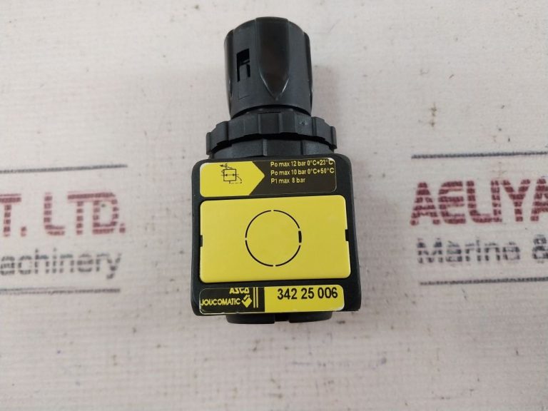 Asco Joucomatic 342 25 006 Pressure Regulator With Gauge 0-12 Bar ...