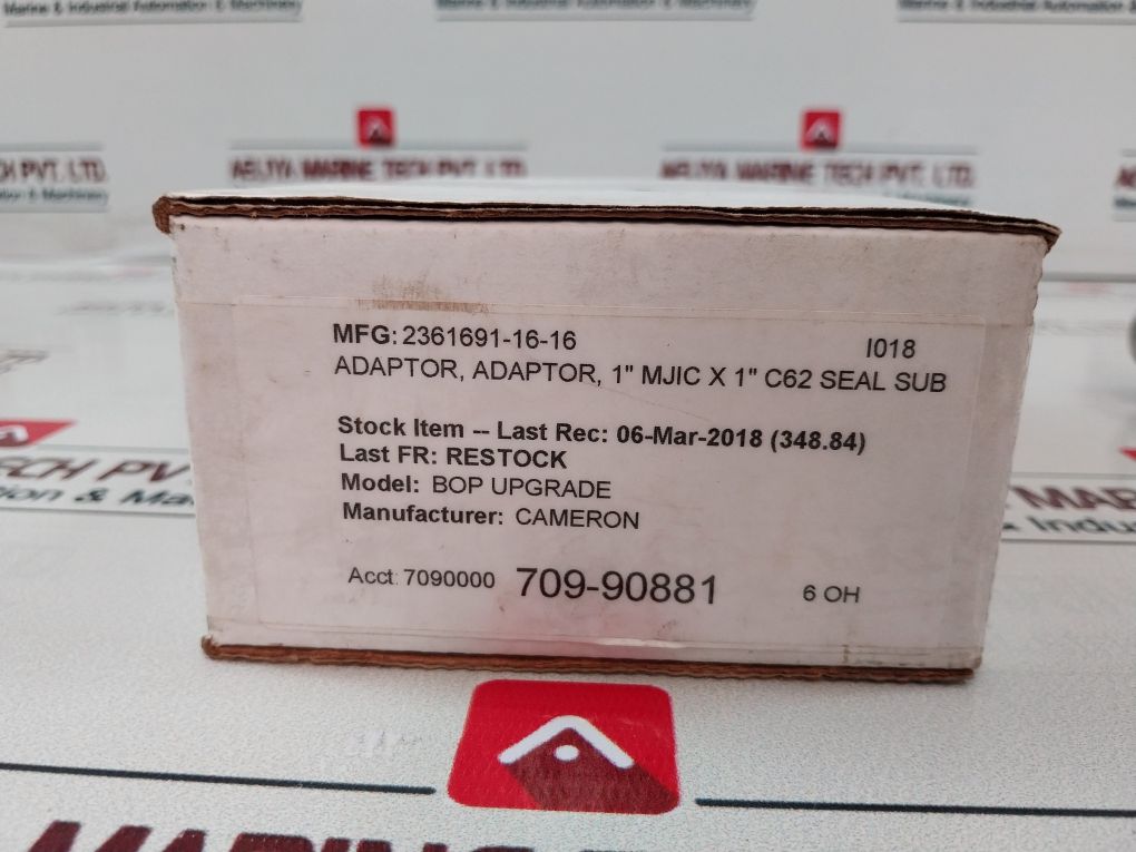 Cameron 2361691-16-16 Adaptor 1" Mjic X 1" C62 Seal Sub - Aeliya Marine