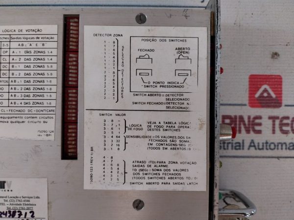 Det-tronics R7404 Uv Controller Flame Detection System 10-38 Vdc ...