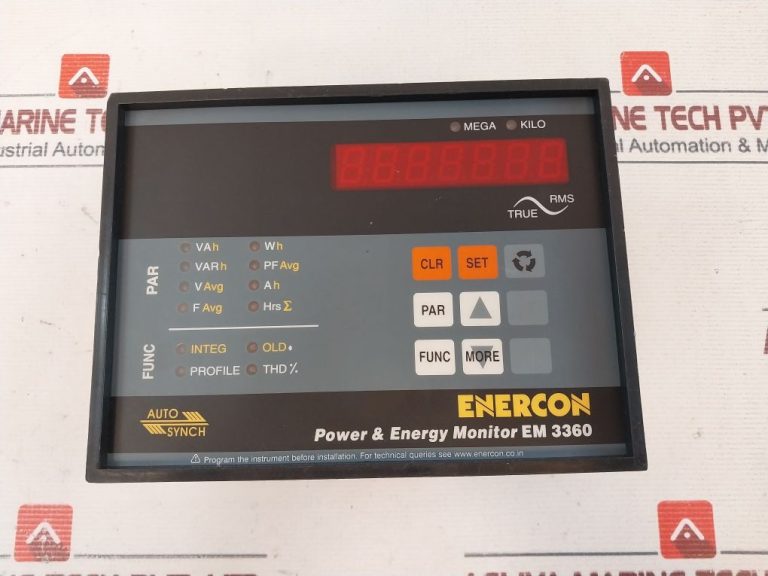 Enercon Em 3360 Power & Energy Monitor - Aeliya Marine