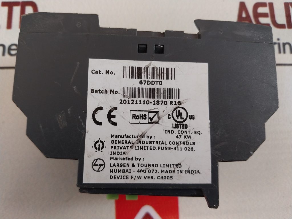 Gic Larsen & Turbo 67ddt0 Digital Time Switch - Aeliya Marine