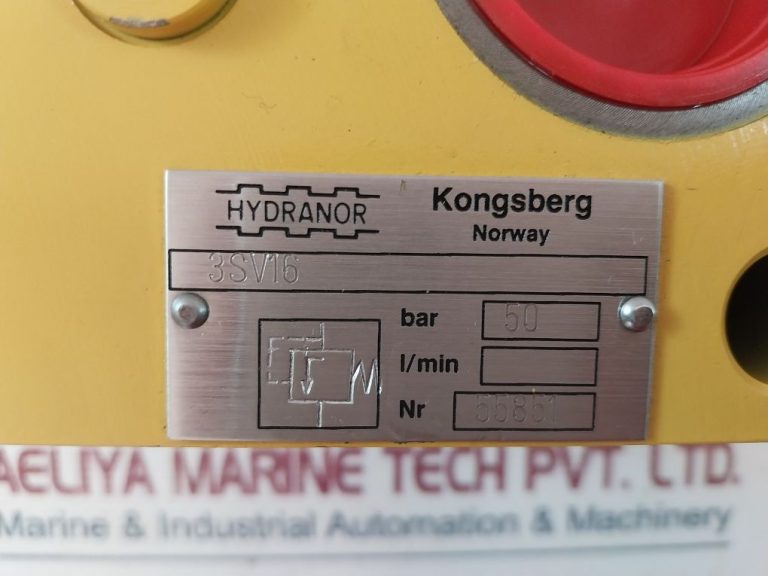 Kongsberg 3sv16 Safety Valve Hydranor - Aeliya Marine