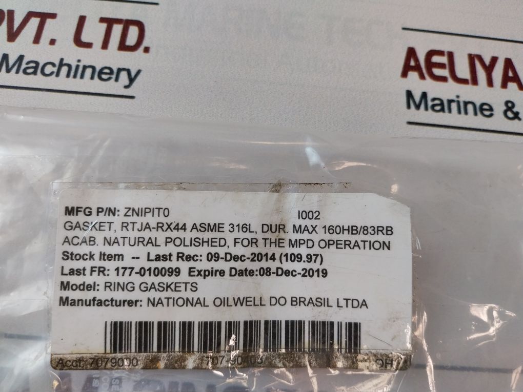 Lamons Asme B16.20 Ring Gaskets - Aeliya Marine