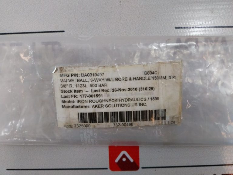 Mha Aker Solutions Pn500-112a-sb01 3-way Ball Valve - Aeliya Marine