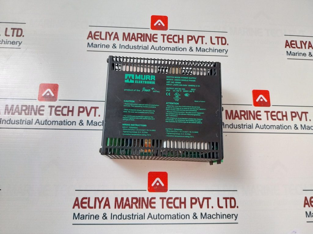 Murr Elektronik Mcs10-230/24 Single Phase Switch Mode Power Supply ...