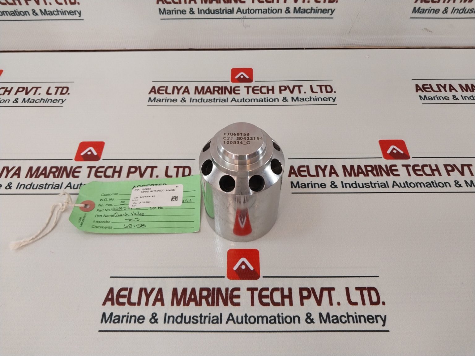 Oceaneering 100833-rk Check Valve Repair Kit - Aeliya Marine