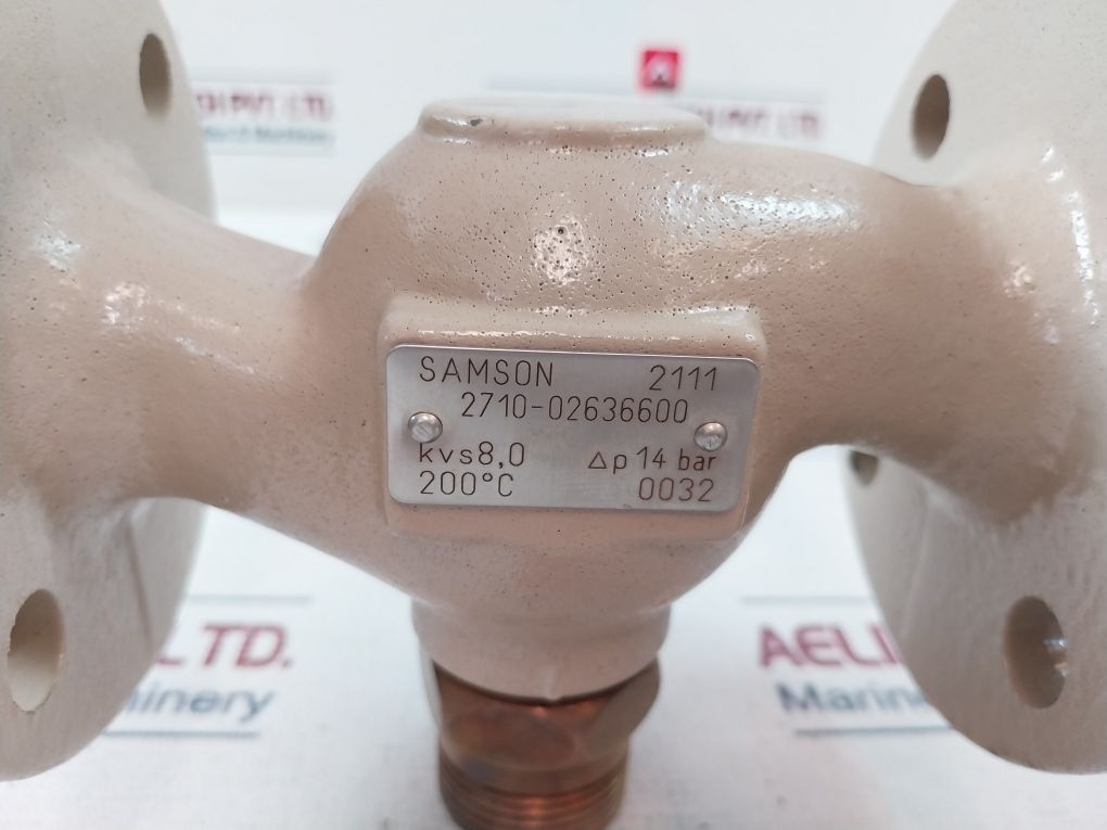 Samson 2111 Steam Regulating Valve 200°c - Aeliya Marine