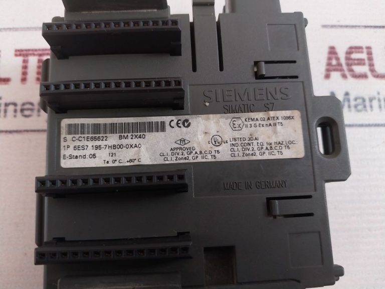 Siemens Simatic S7 Bm 2x40 Bus Module - Aeliya Marine