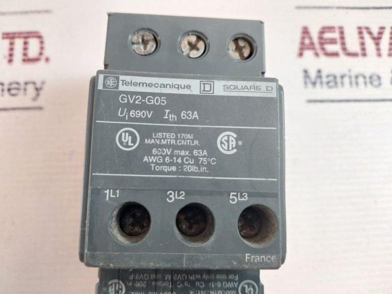 Telemecanique Square D Gv2-g05 Terminal Block 690v - Aeliya Marine