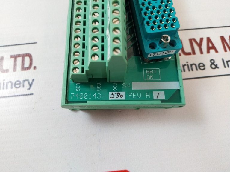 Triconex Phoenix Contact 7400143-530 Dido Panel Module - Aeliya Marine