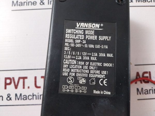 Vanson Smp-2a Switching Mode Regulated Power Supply - Aeliya Marine