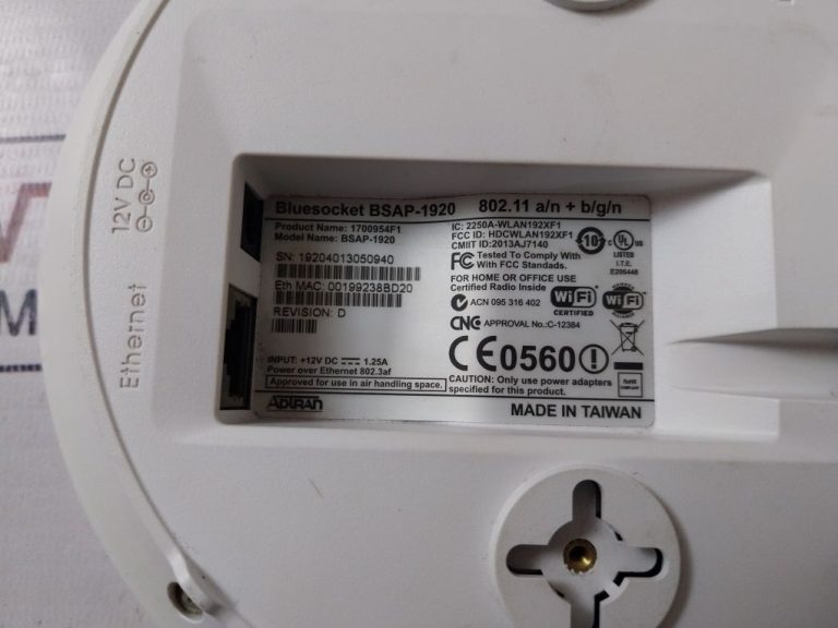 Adtran Bluesocket Bsap-1920 Indoor Access Point - Aeliya Marine