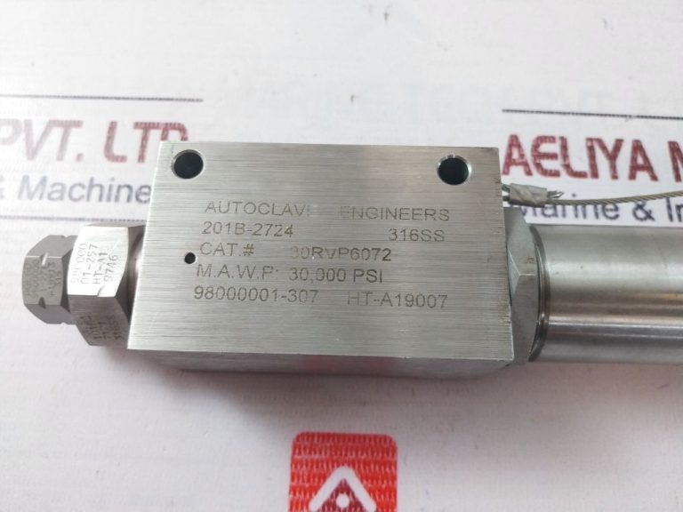 Autoclave Engineers 30rvp6072 Relief Valve - Aeliya Marine