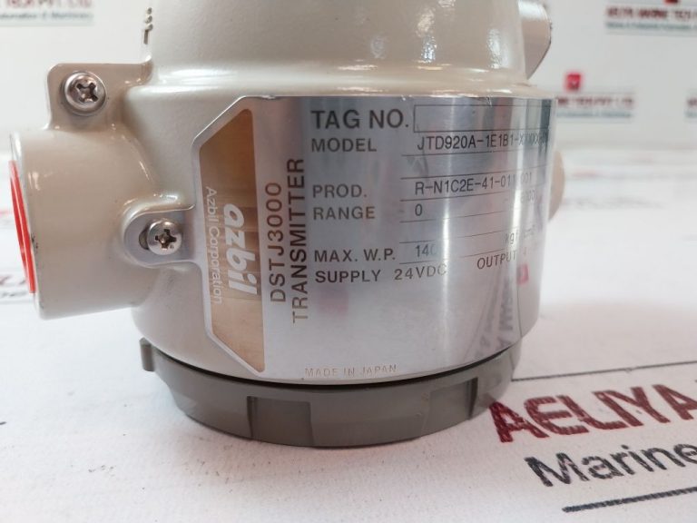 Azbil Dstj3000 Pressure Transmitter - Aeliya Marine