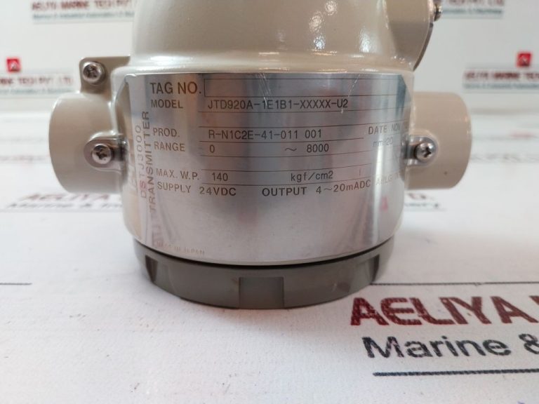 Azbil Dstj3000 Pressure Transmitter - Aeliya Marine
