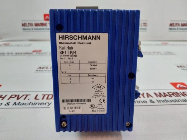 Hirschmann Rh1-tp/fl Industrial Ethernet Rail Hub - Aeliya Marine