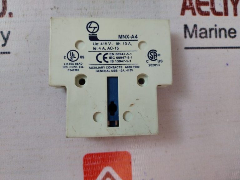 L&t Mnx-a4 Auxiliary Contact Block - Aeliya Marine