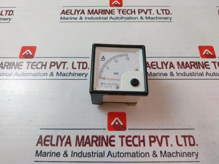 Mahesh Electrical Instruments Mr-72 Ammeter - Aeliya Marine