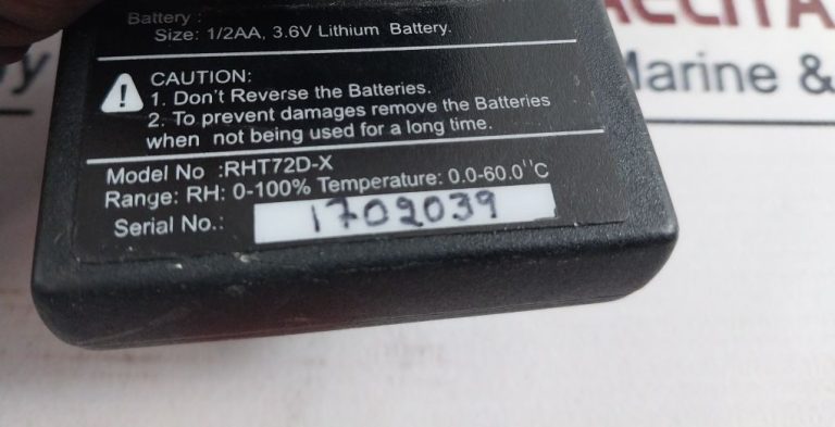 Polmon Rht 72 D Rh & Temperature Data Logger - Aeliya Marine