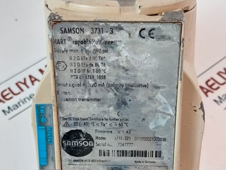 Samson Hart 3731-321 Capable Positioner - Aeliya Marine