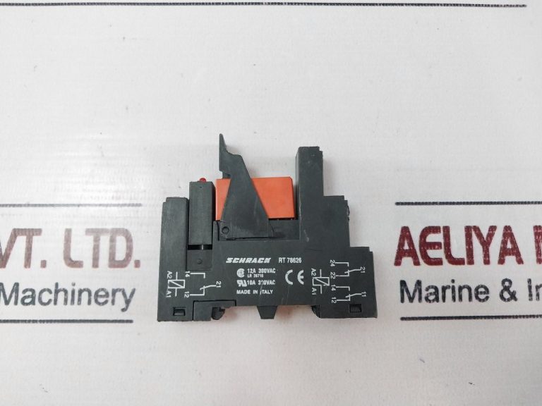 Schrack Rt78626 Relay With Socket - Aeliya Marine