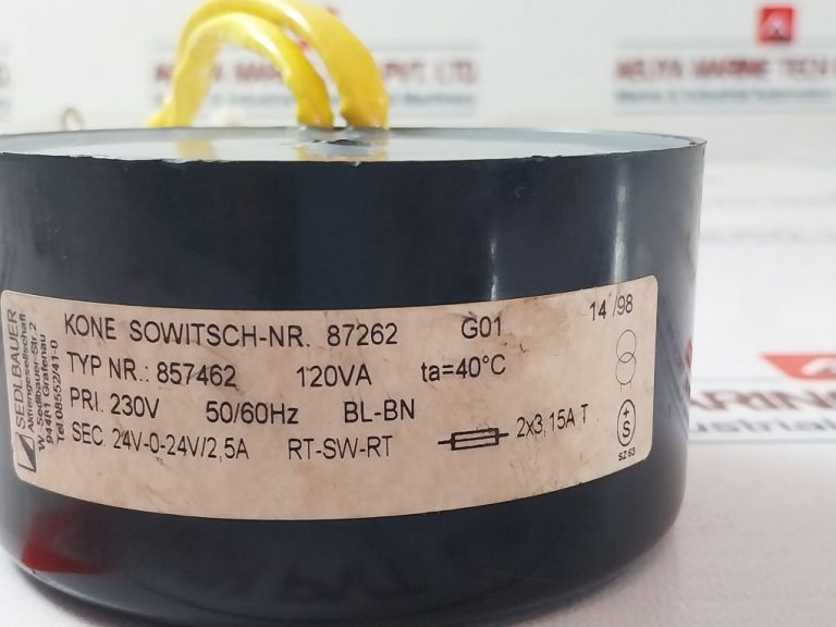 Sedlbauer Kone 857462 Transformer 120va - Aeliya Marine