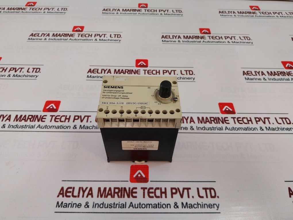 Siemens 3wx3156-3jj10 Unit For Drop-off-delay Of Undervoltage Release ...