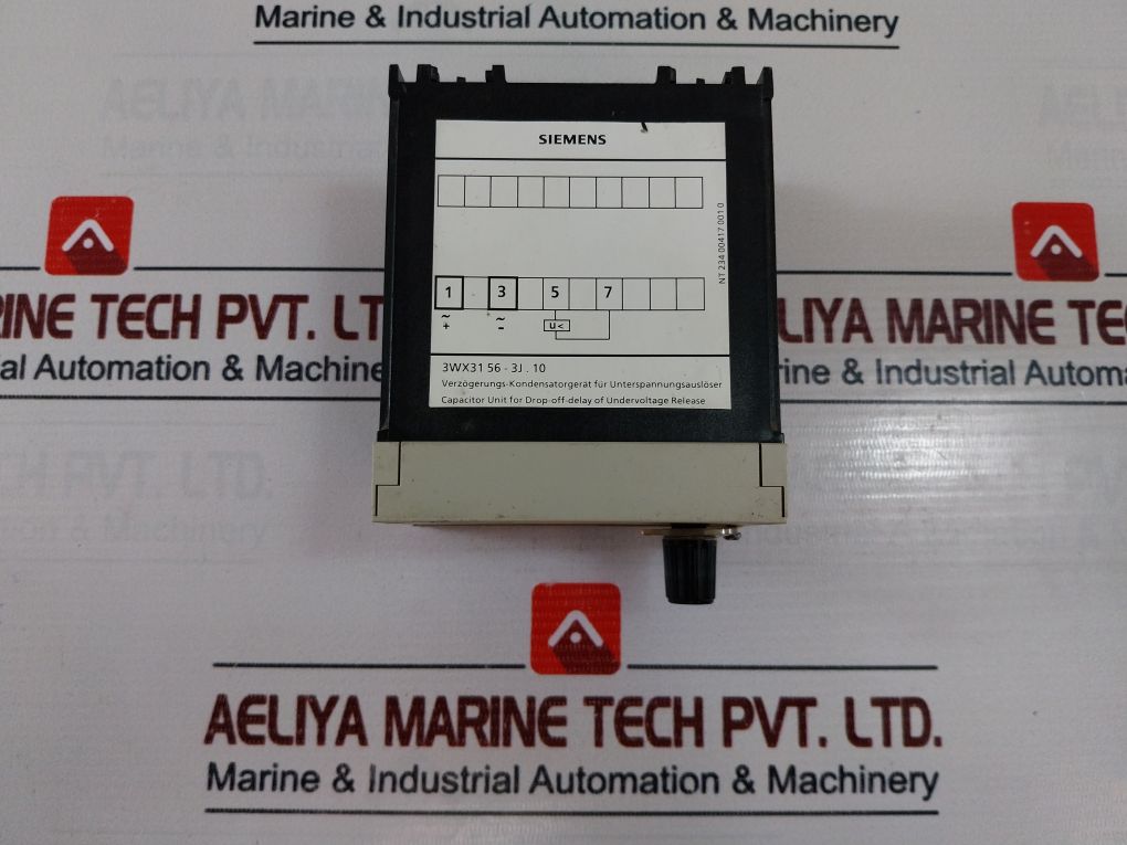 Siemens 3wx3156-3jj10 Unit For Drop-off-delay Of Undervoltage Release ...