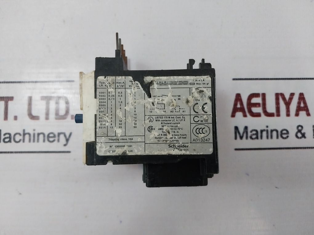 Telemecanique Schneider Lr2k0307 Thermal Overload Relay - Aeliya Marine