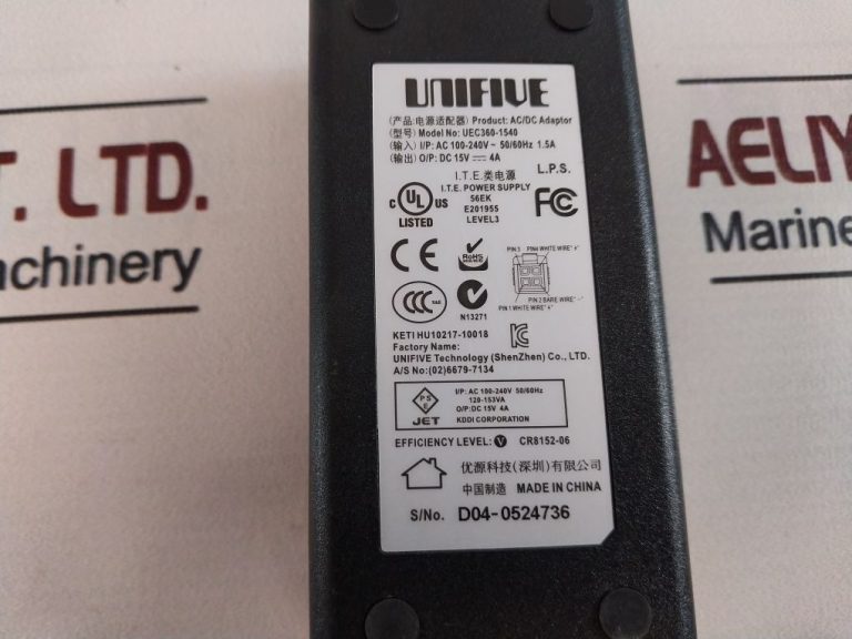 Unifive Uec360-1540 Ac/Dc Adaptor - Aeliya Marine