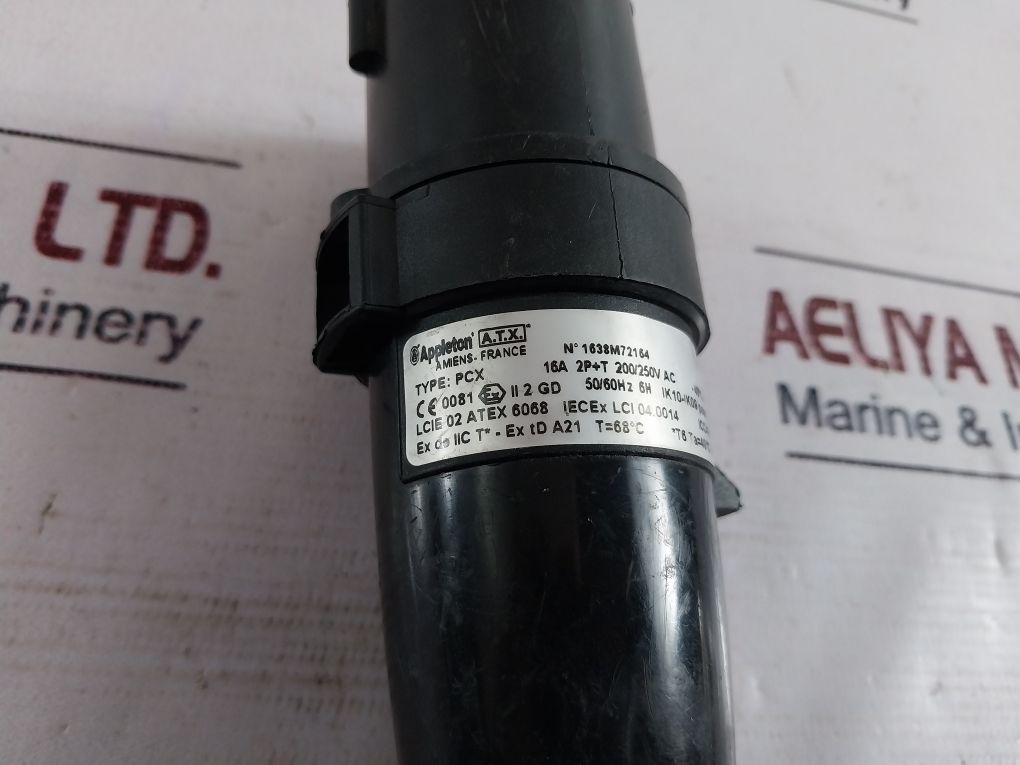 Appleton Pre316pb Industrial Power Plug - Aeliya Marine