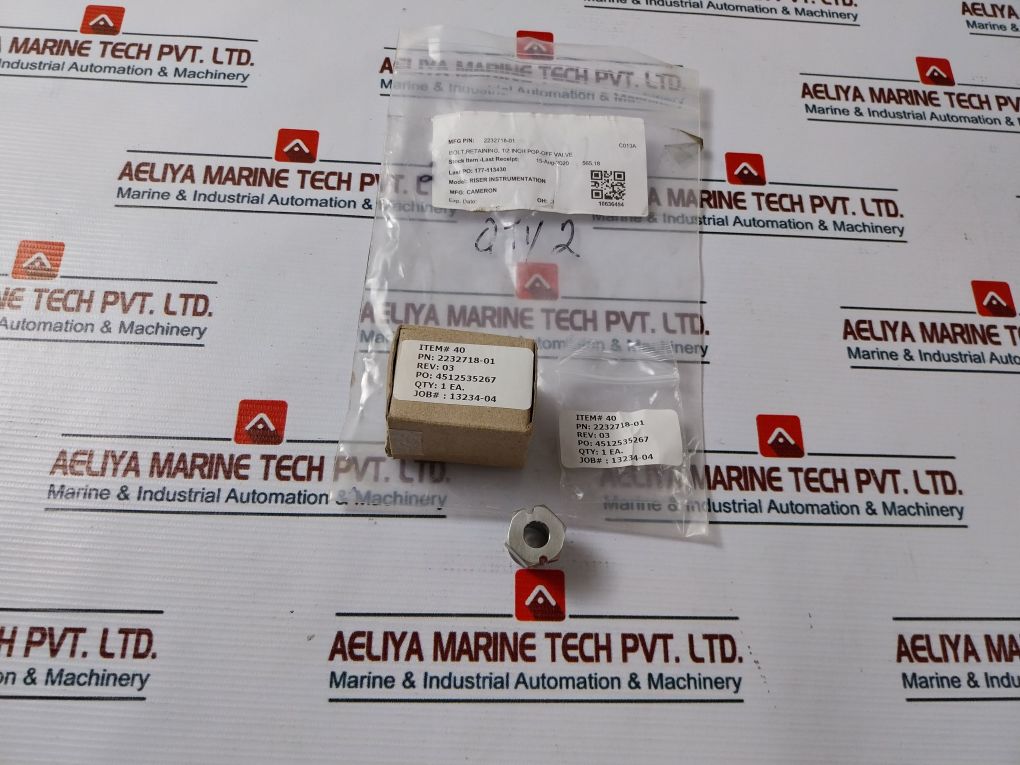 Cameron 2232718-01 Retaining Bolt - Aeliya Marine