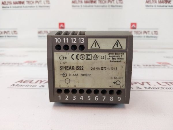 Camille Bauer Sineax I552 Ac Current Transducer - Aeliya Marine