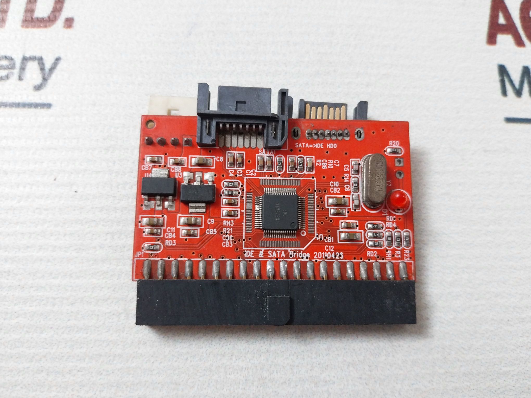 Ide & Sata Jp103-jm20330-2 Adapter Card Serial To Parallel - Aeliya Marine