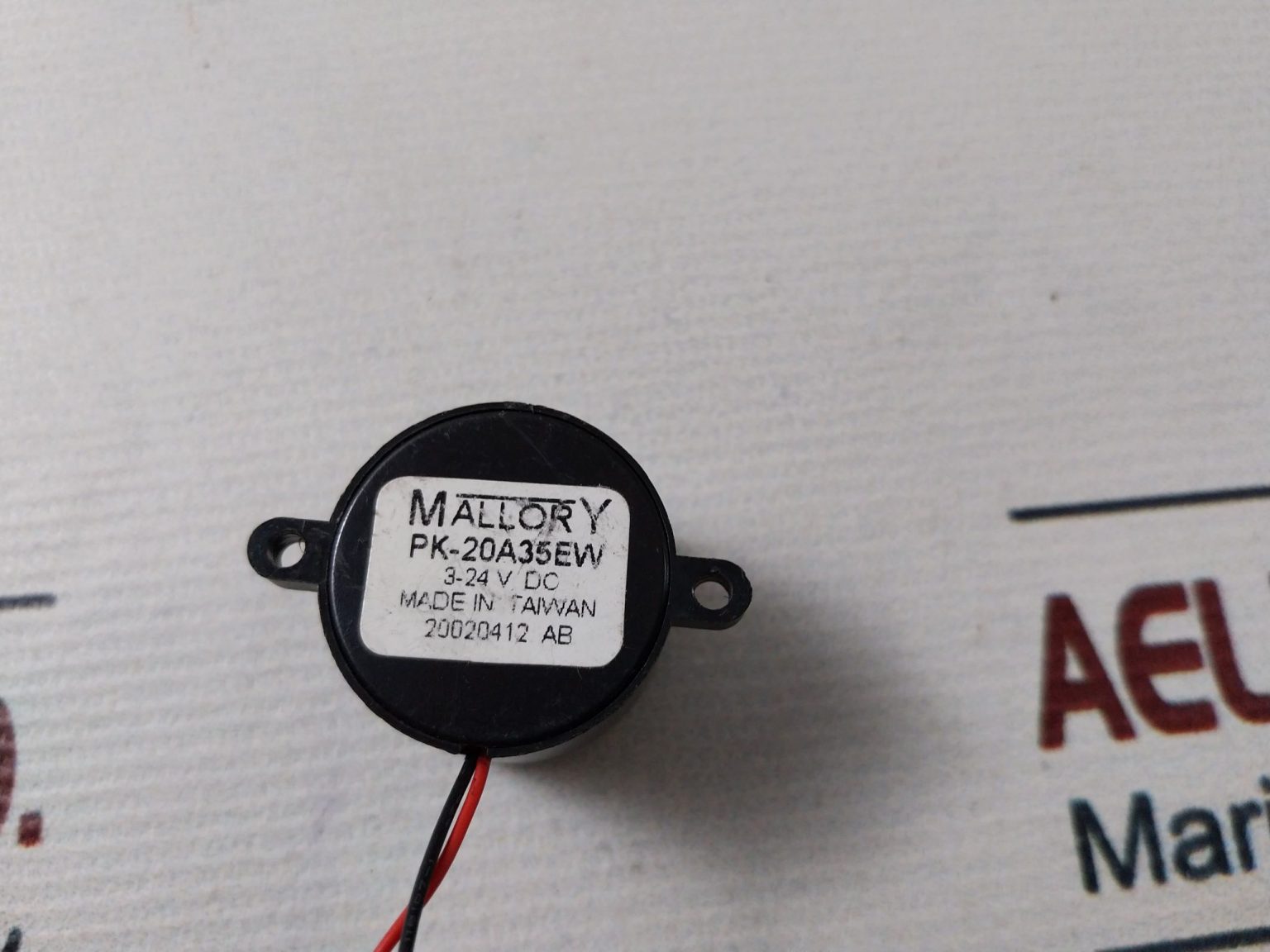 Mallory Pk-20a35ew Buzzer Indicator Piezo - Aeliya Marine