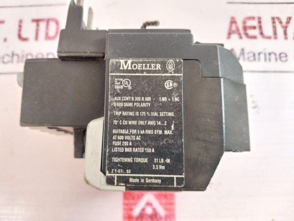 Moeller Z1-57 Thermal Overload Relay - Aeliya Marine