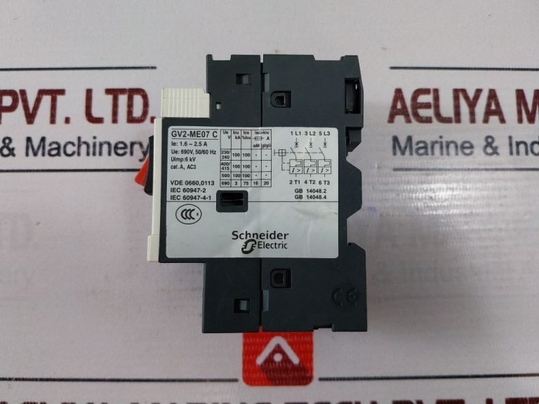 Telemecanique Schneider Electric Gv2me07 Circuit Breaker - Aeliya Marine