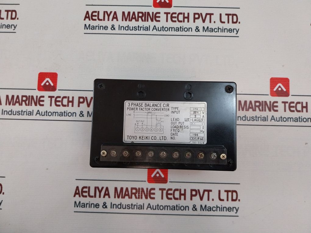 Toyo Keiki Urm-3 3 Phase Balance Cir. Power Factor Converter - Aeliya ...