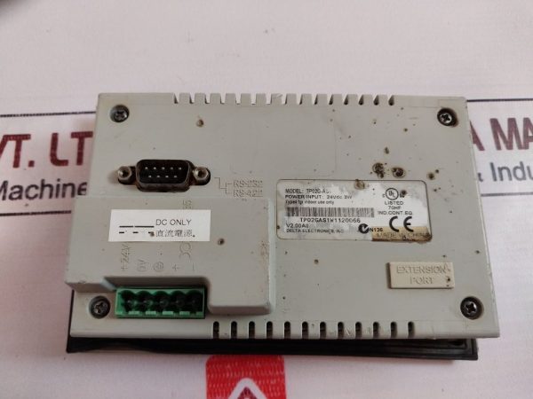 Delta Tp02g-as1 Hmi Text Panel - Aeliya Marine