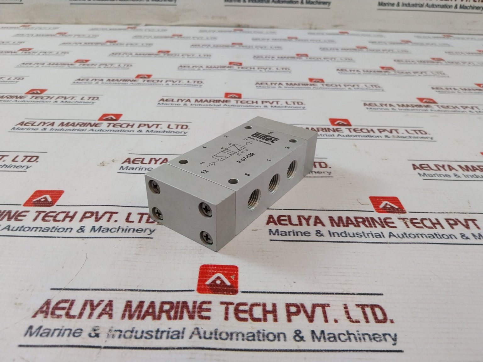 Airtec P-07-520 Pilot Operated Pneumatic Directional Control Valve ...