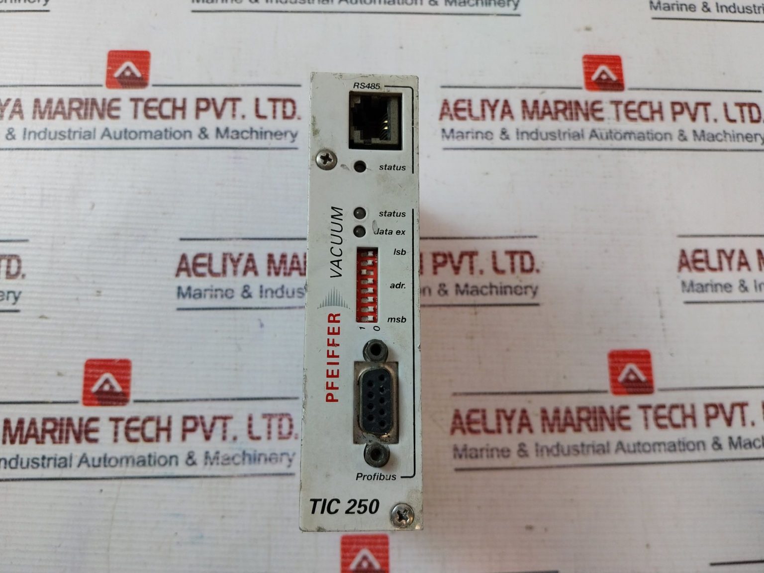Pfeiffer Tic 250 Profibus Converter Gateway For Drive Unit - Aeliya Marine