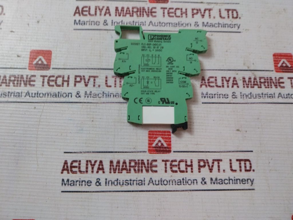 Phoenix Contact Plc-bsp-24dc/21 Relay Base 29 67 219 - Aeliya Marine
