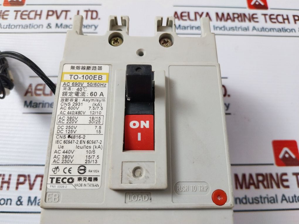Teco To-100eb No-fuse Circuit Breaker 40°c - Aeliya Marine
